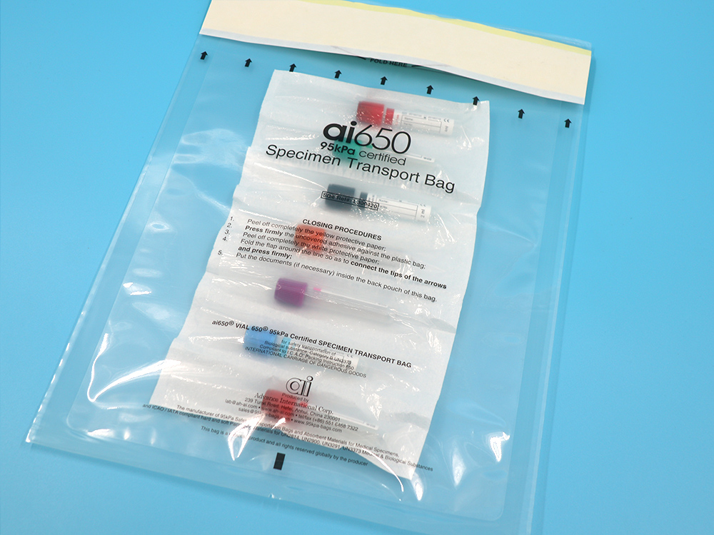 95 kPa Specimen Bags, Absorbent Pad, Absorbent Pocket, Absorbent ...
